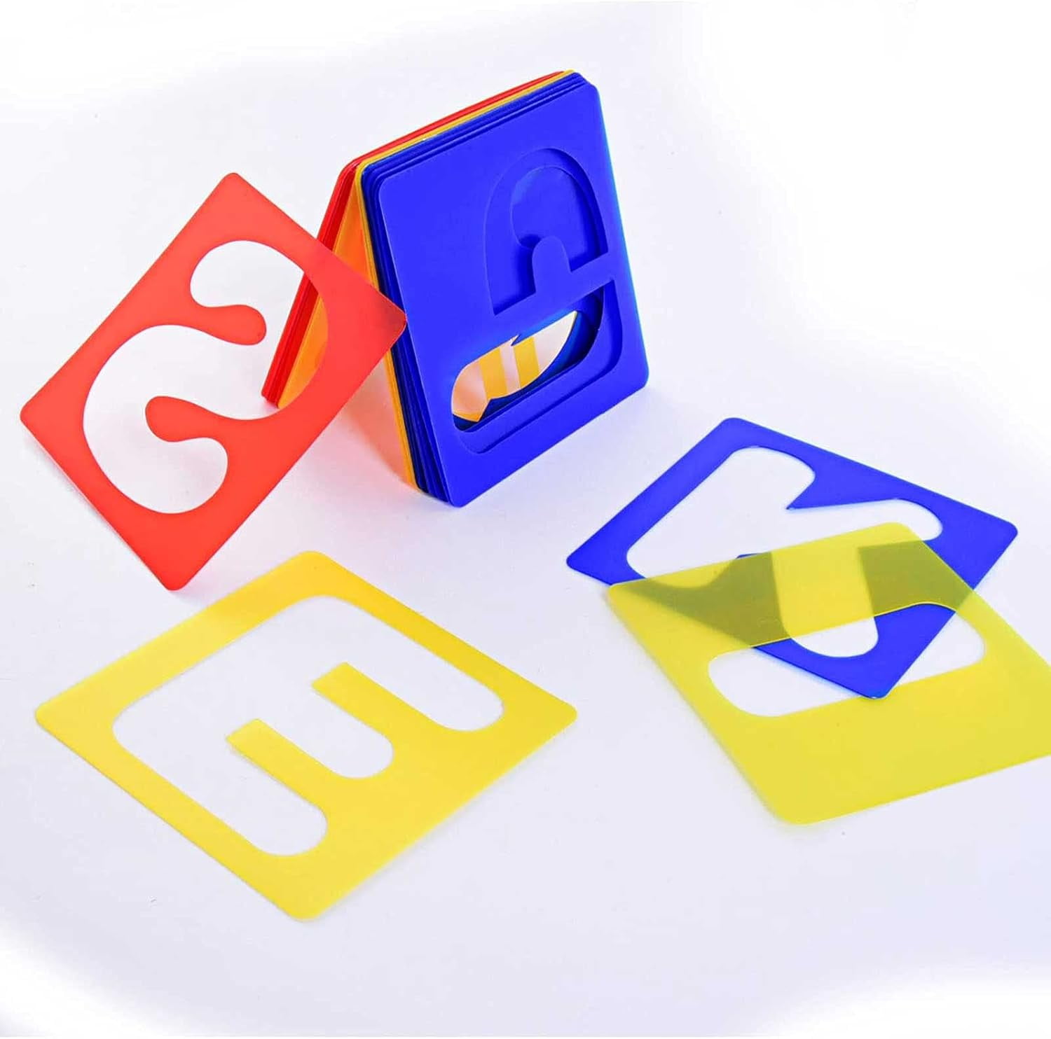 26 Pieces Alphabet Stencils Set Plastic Letter Stencils for Painting ...