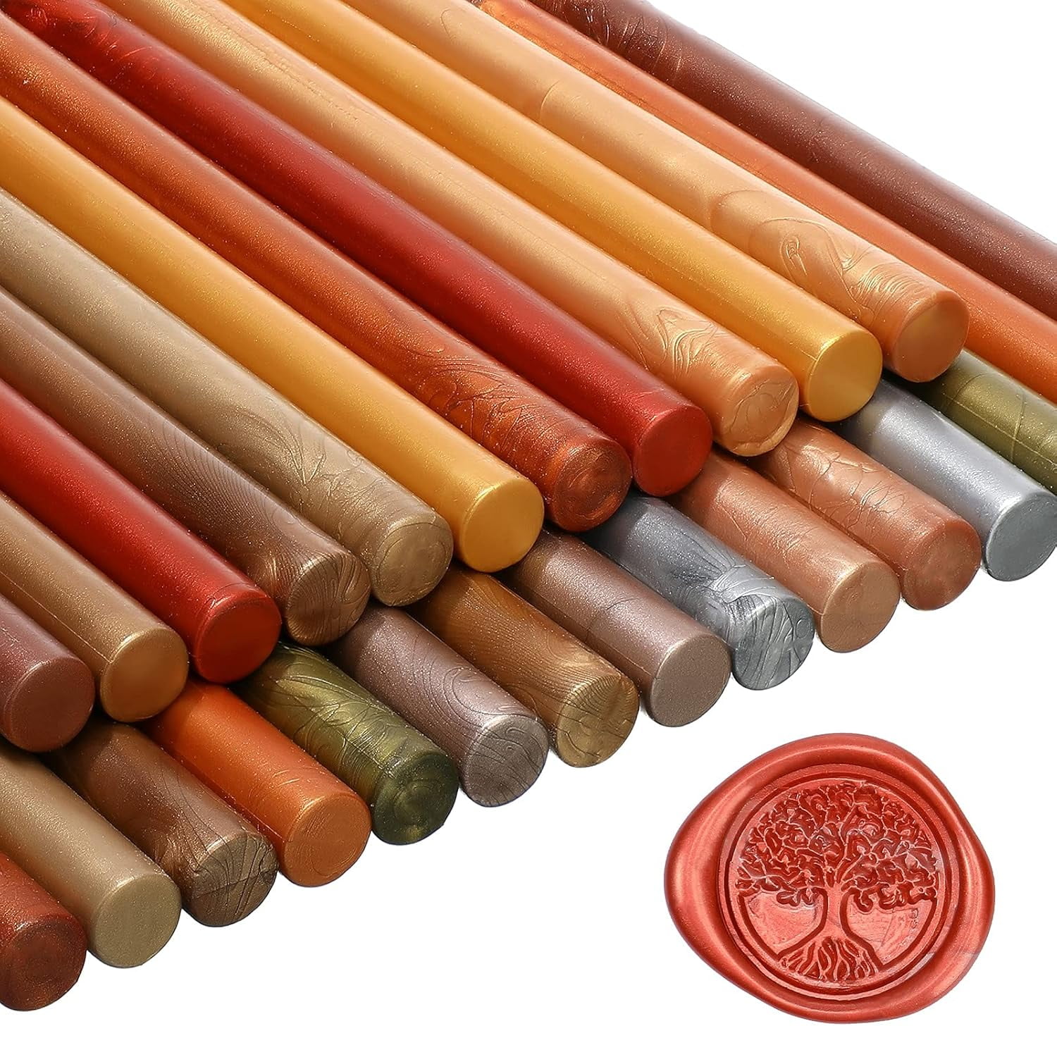 26 Pieces Glue Gun Sealing Wax Sticks for Seal Stamp and Letter Retro ...