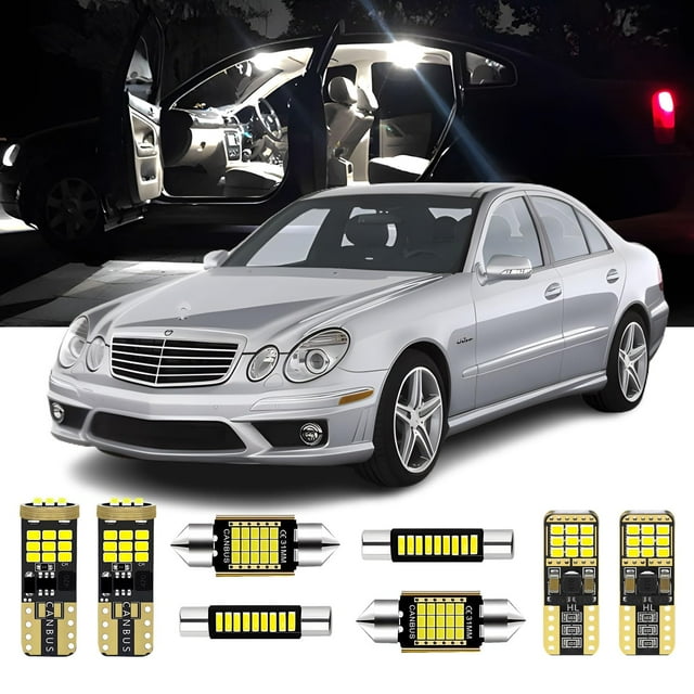 26 Pieces LED Interior SSF20 Lights Kit Replacement Benz E-Class W211 ...