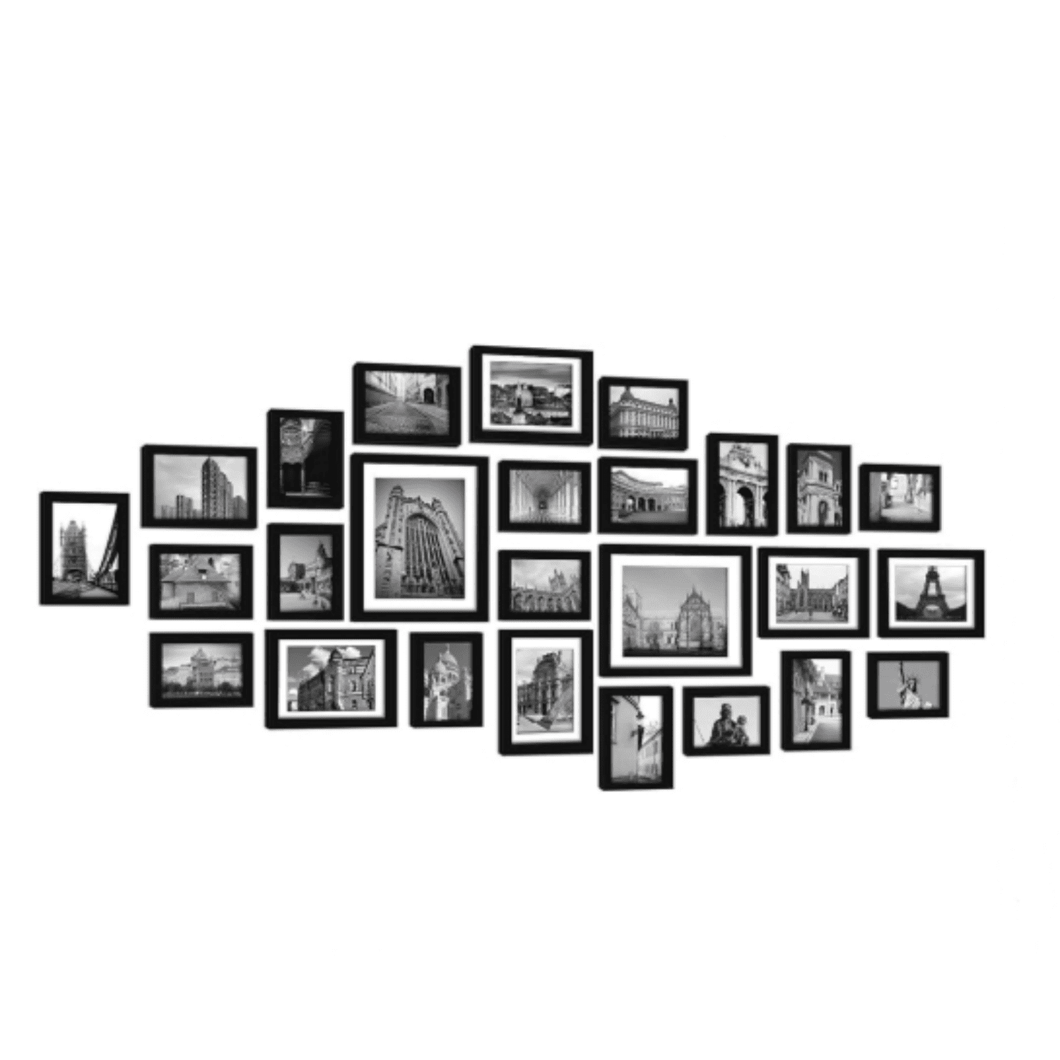 26 Pieces Picture Frames Set Collage Photo Frames Wall Gallery Kit for ...