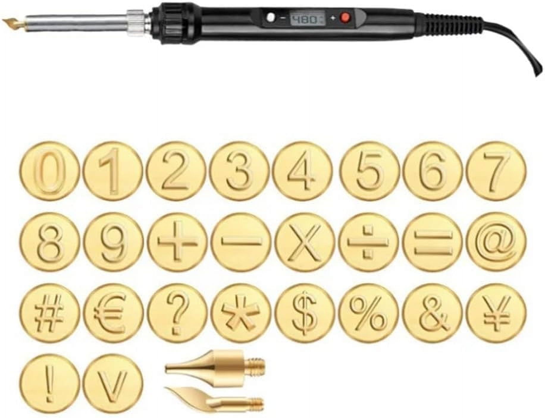 26 Pieces Wood Burning Tip Letter Wood Burning Tool Lowercase Alphabet ...