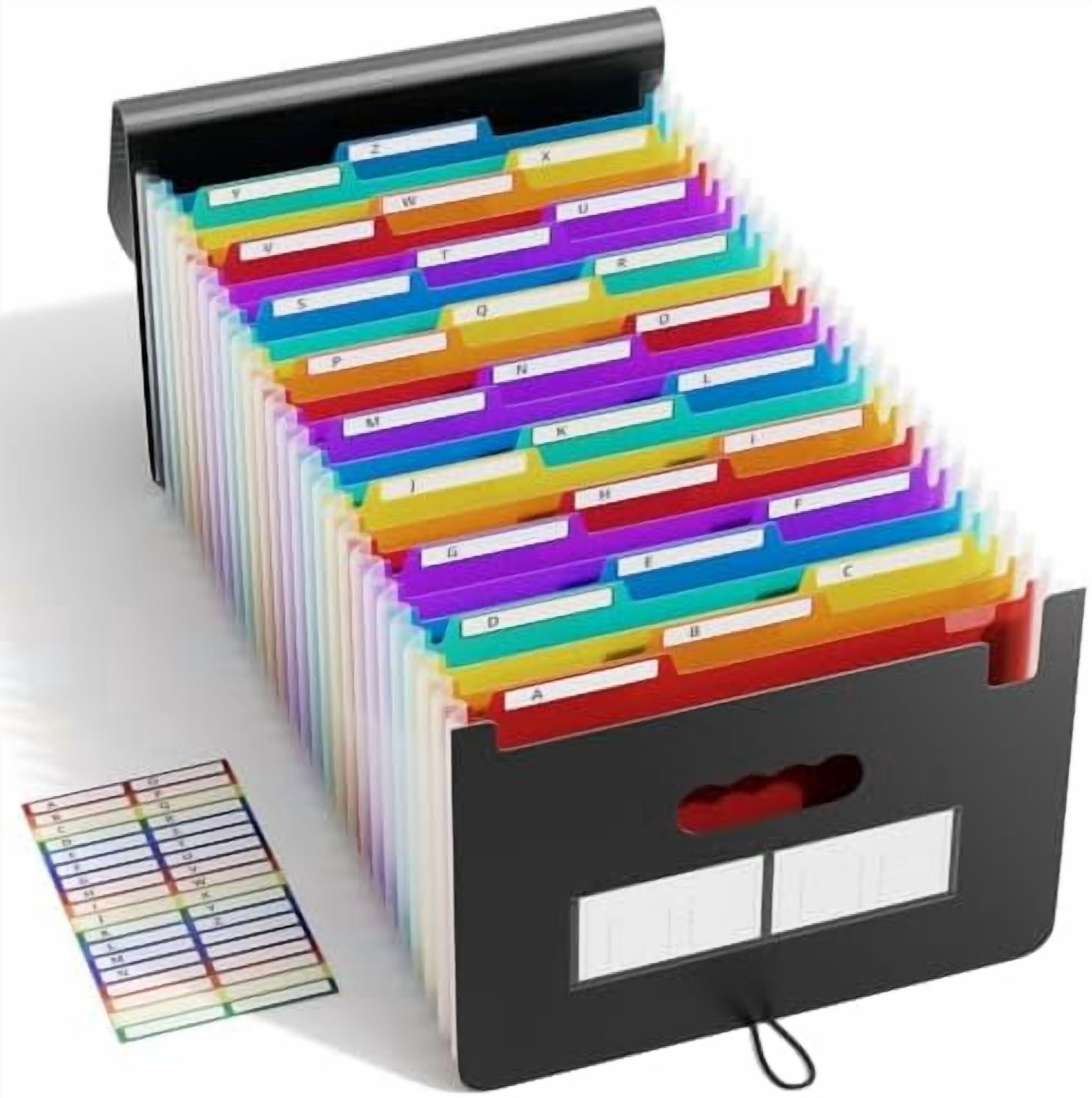 26-Pocket Expanding File Folder, Large Capacity Document Organizer with ...