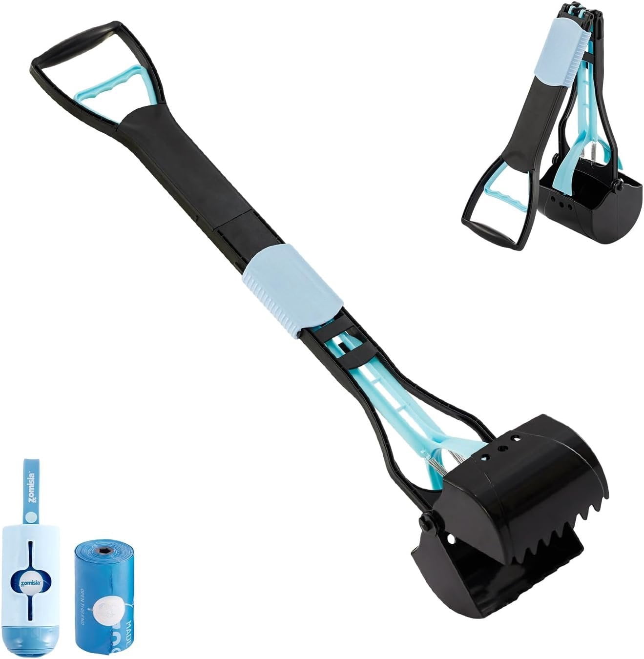 26" Pooper Scooper for Large Dogs, Pet Poop Scoop Heavy Duty, Suitable ...