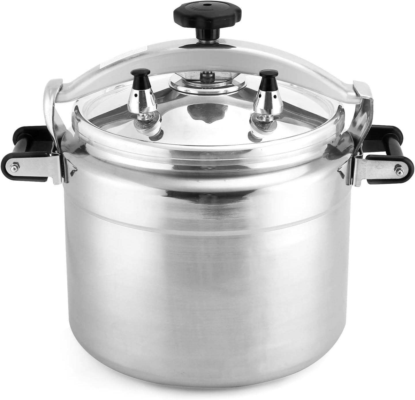 26 Qt Aluminum Pressure Cooker Clamp Bar Lock Double Valves Family ...
