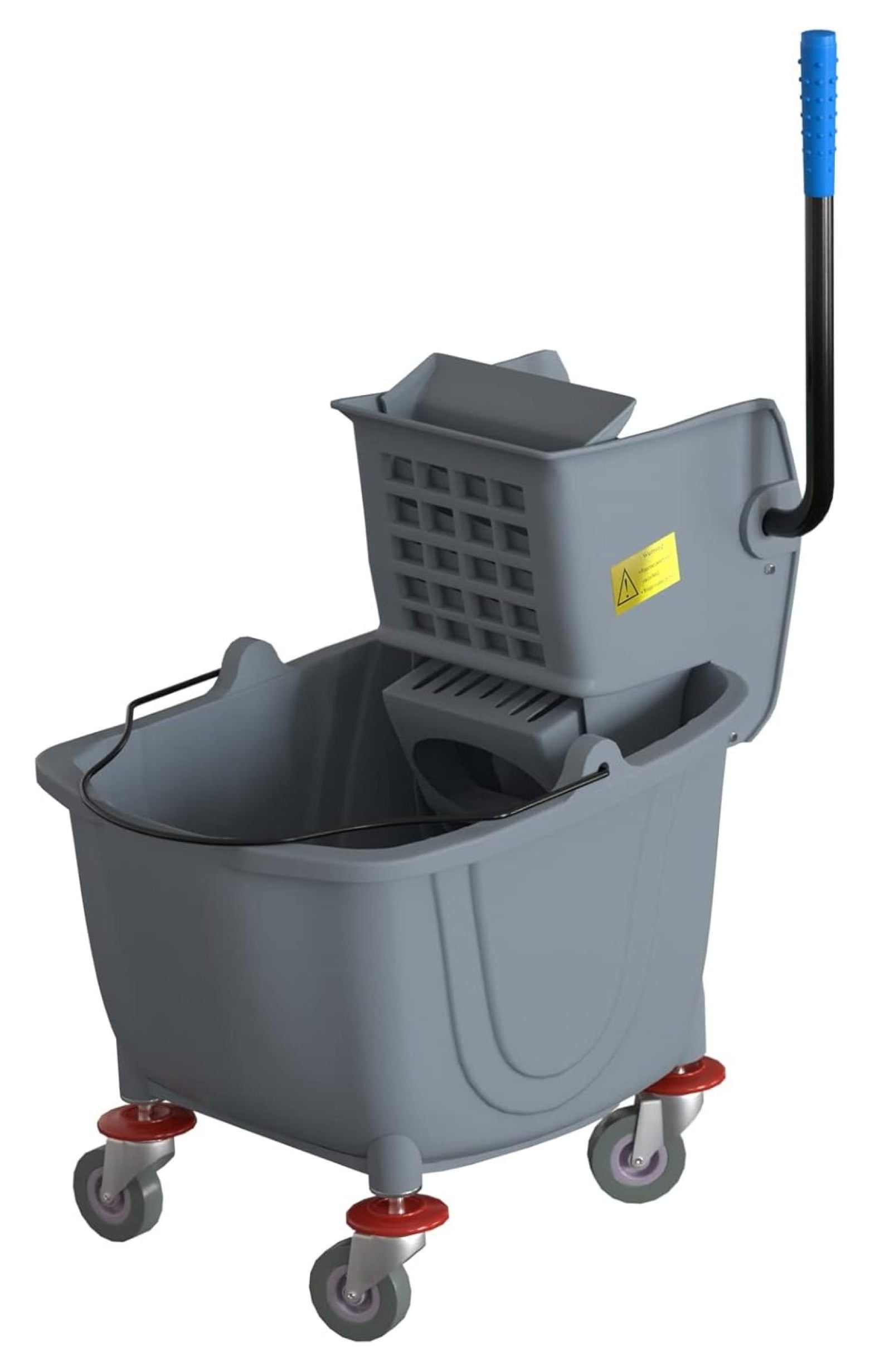 26 Qt. Grey Mop Bucket and Side Press Wringer Combo - Walmart.com