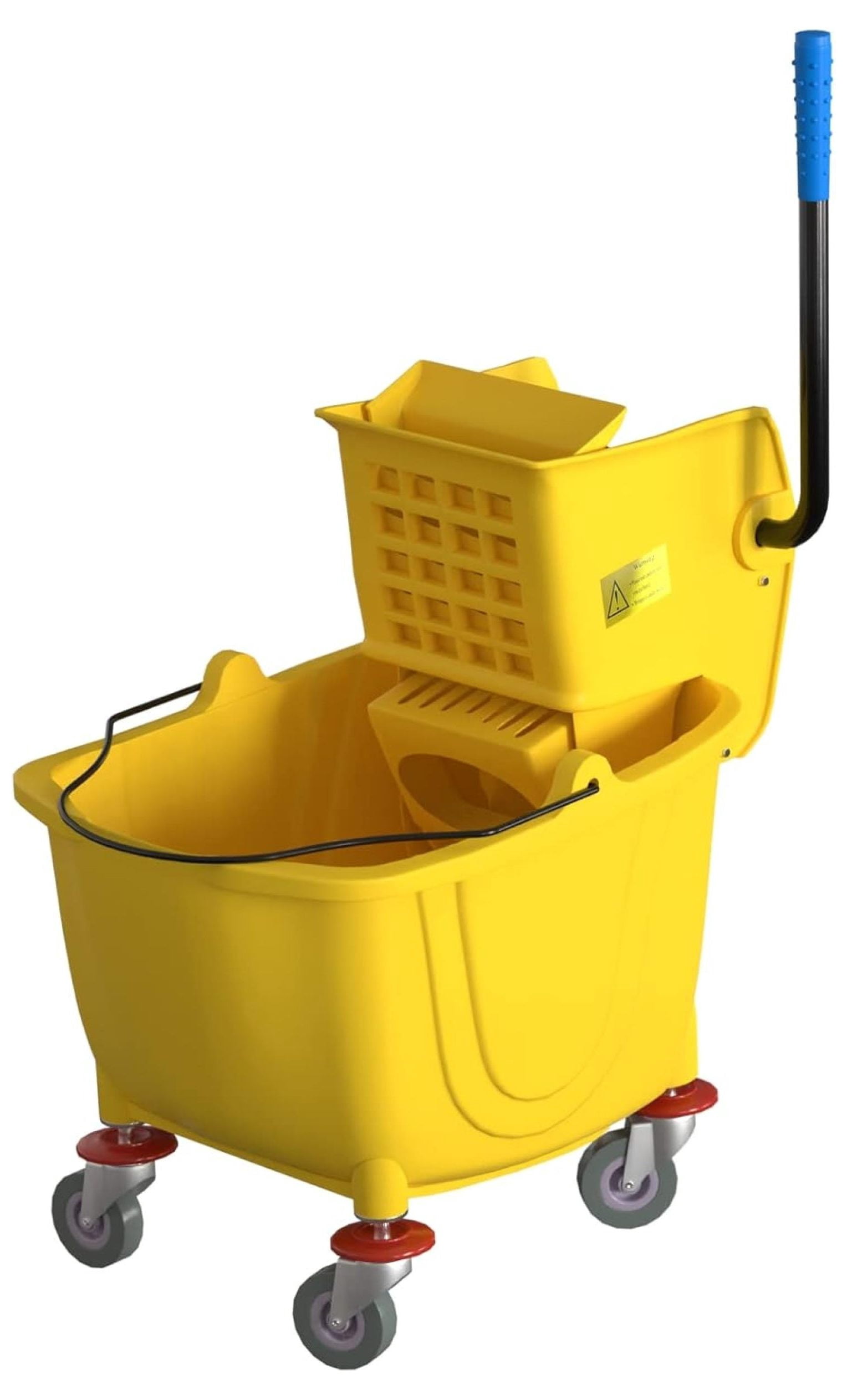 26 Qt. Yellow Mop Bucket and Side Press Wringer Combo - Walmart.com