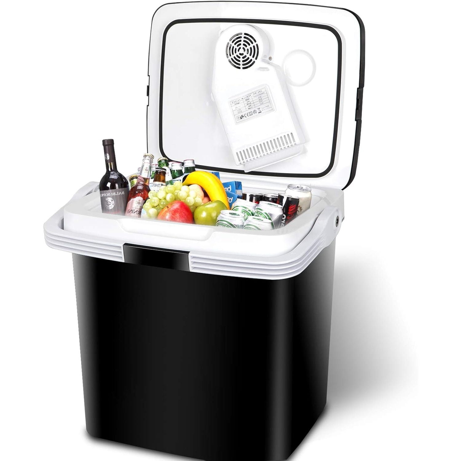 26 Quart Capacity Electric Car cooler and Warmer Portable Freezer ...