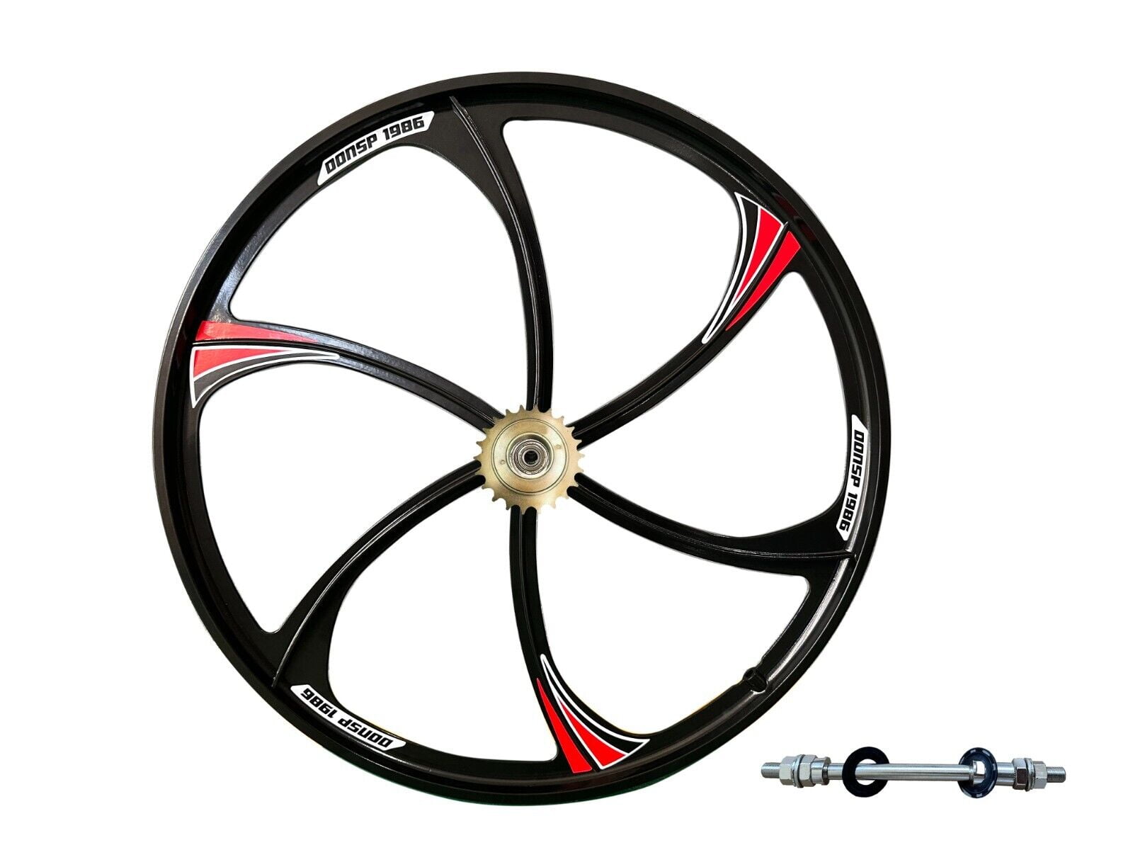 26" Rear Mag Wheel ONLY 135mm Width & 22T Rotary Freewheel-26 Inch Bike ...