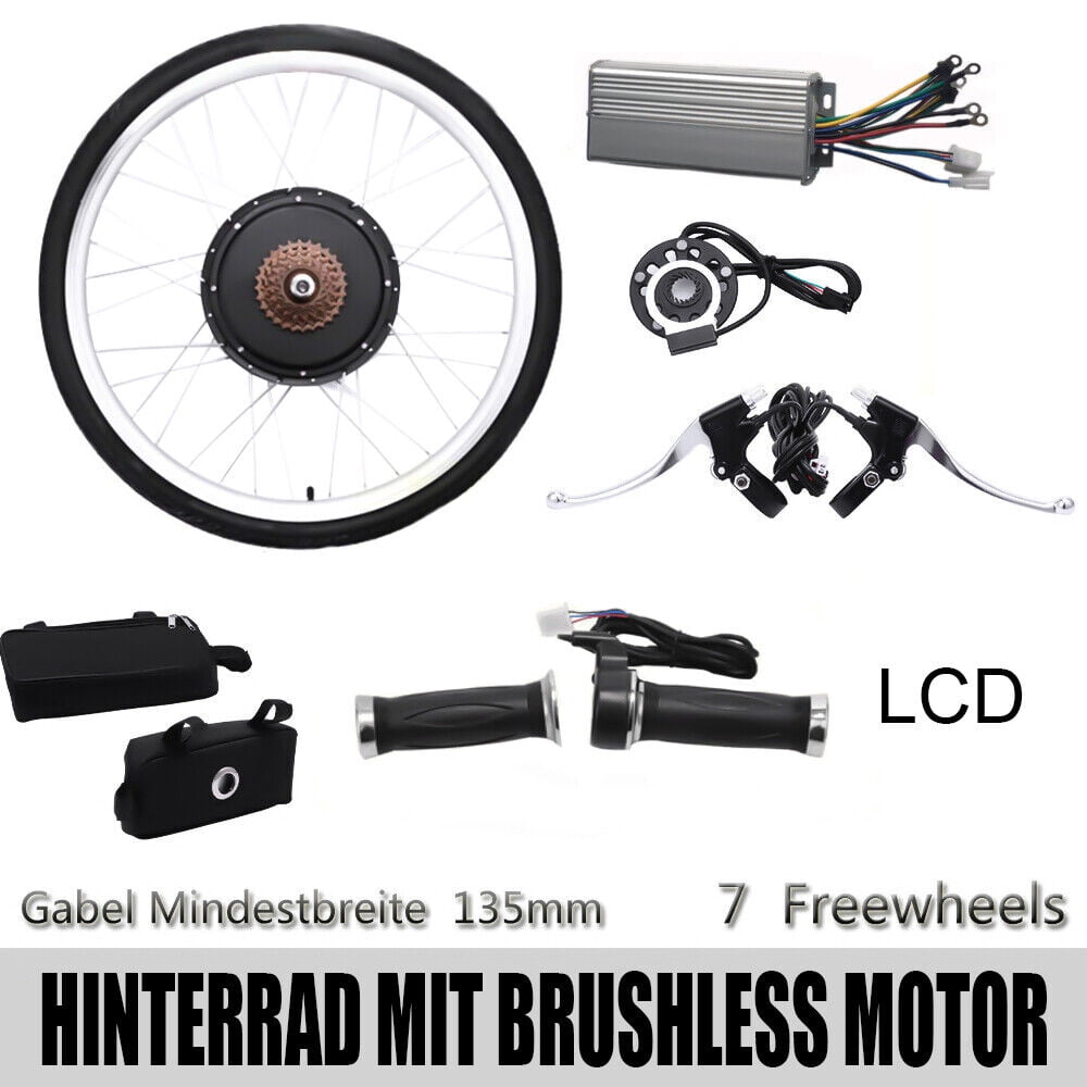 26" Rear Wheel Conversion Kit, 48V 1000W Ebike Conversion Kit for ...