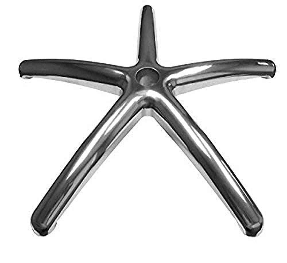 26" Replacement Polished Aluminum Office Chair Base - S4429 - Walmart.com
