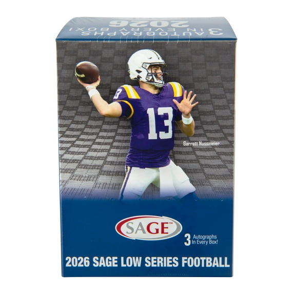 2026 Sage Low Series Football Trading Cards Blaster Box - Walmart.com