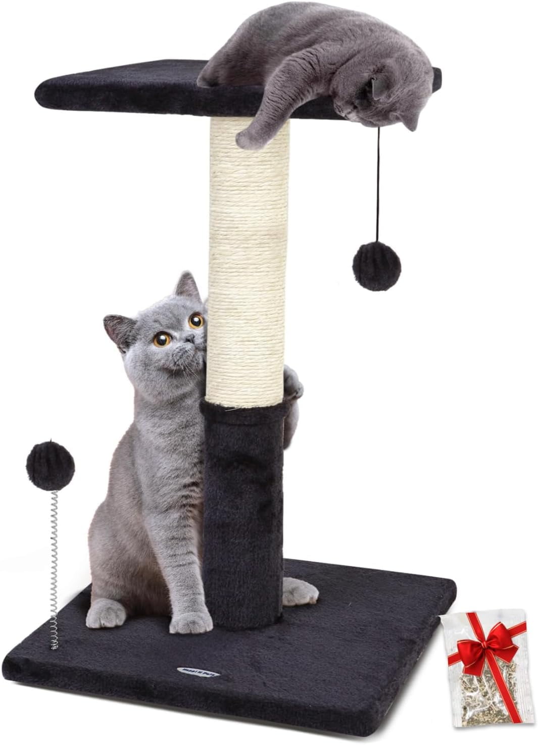 26" Scratchig with Platform, Sisal Trees Tower for Idoor Cats, Featurig ...