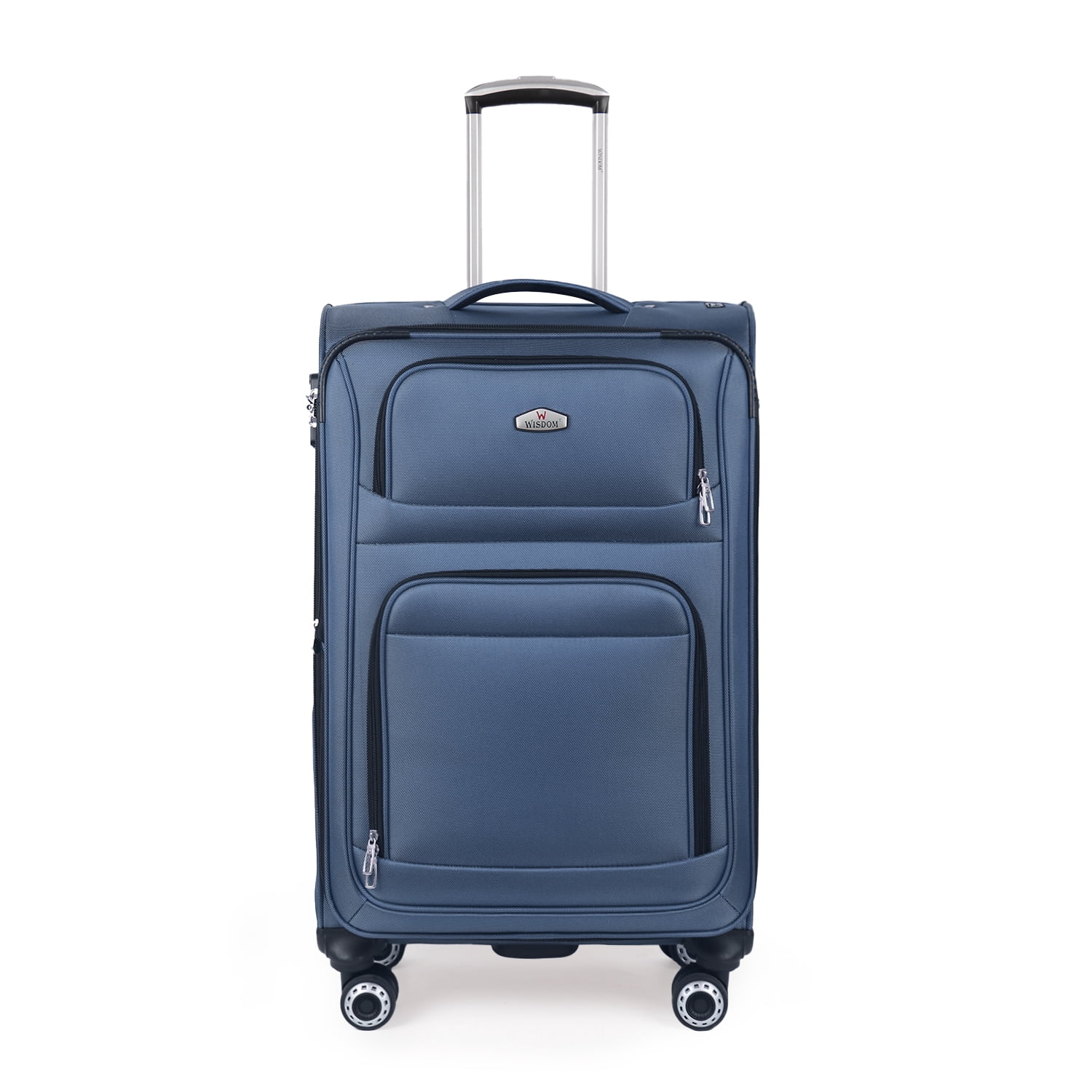 26" Softside Medium Checked Luggage Lightweight Expandable Suitcase ...