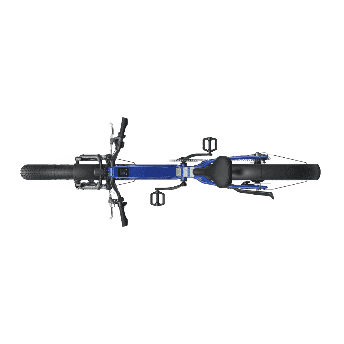 26" Step Over Electric Mountain Bike - Blue - Walmart.com