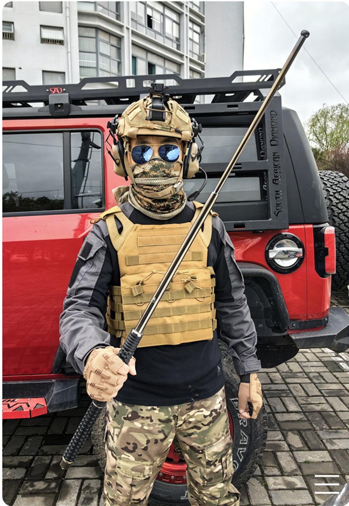 26" Survival Emergency Sticks - 2 Pack | Collapsible Tools for Window ...