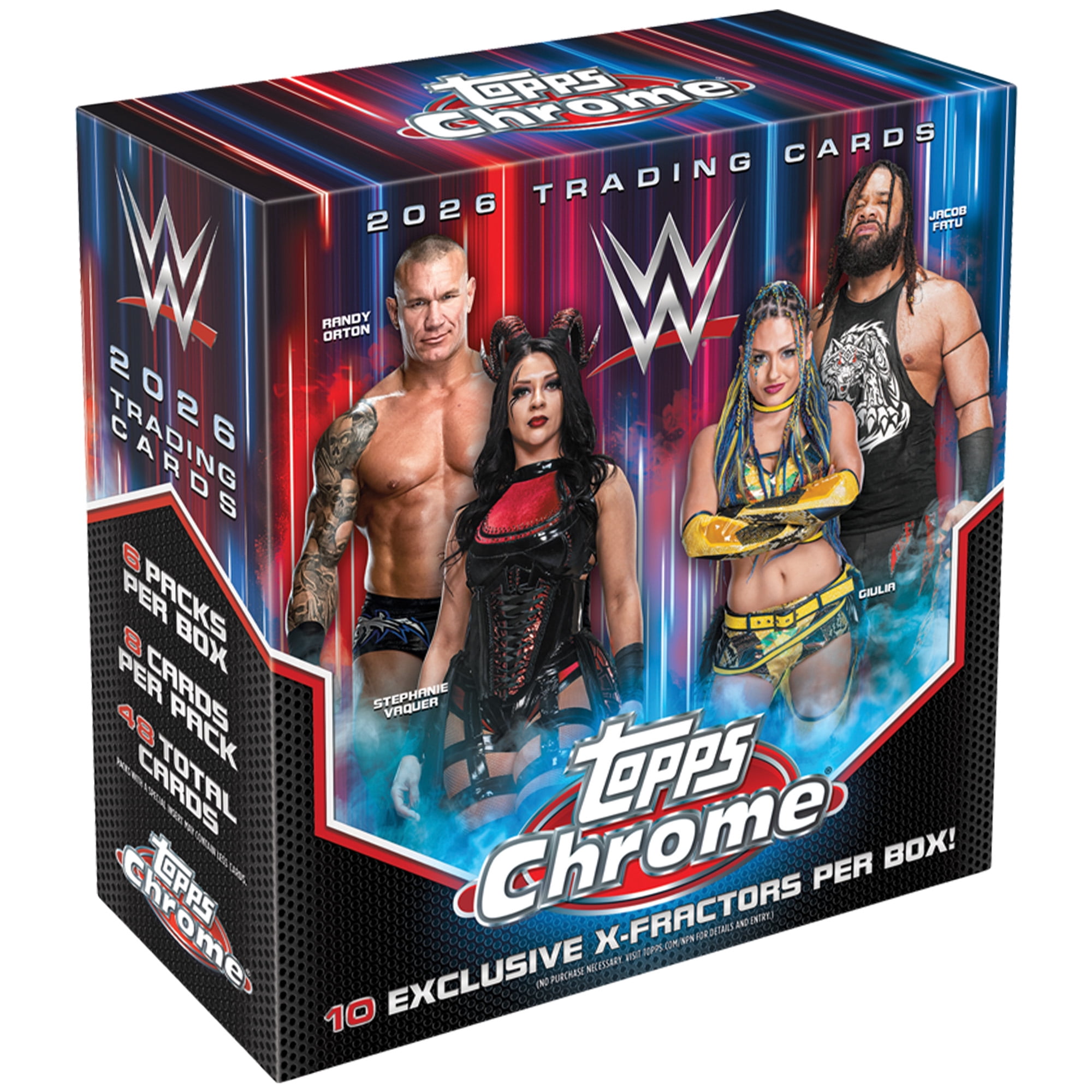 2026 Topps Chrome WWE - Factory Sealed - Mega Box - Walmart.com