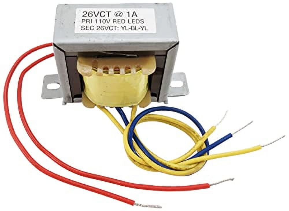 26 VCT @ 1A Power Transformer with Wire Leads, 2.34" x 1.90" x 2.00 ...