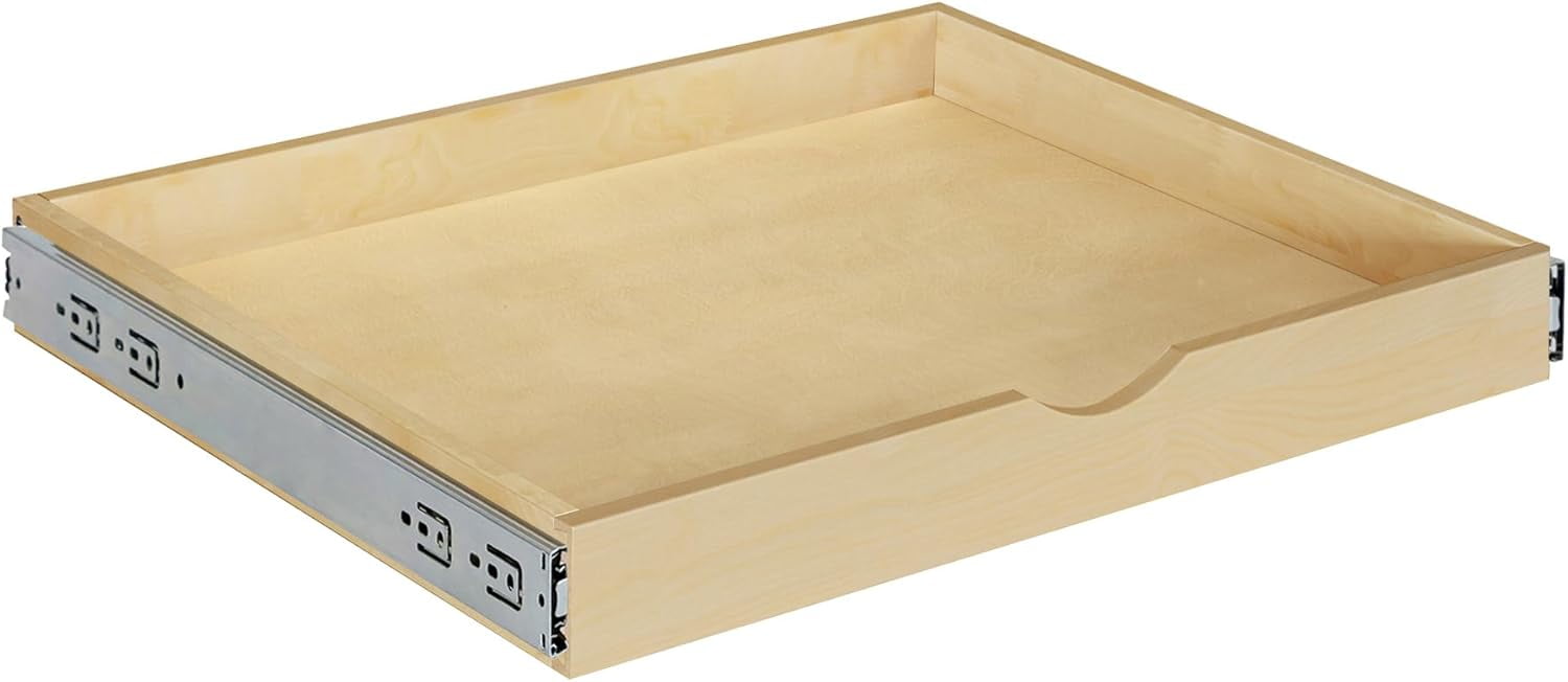 26'' Width Pull Out Cabinet Organizer, Kitchen Slide Out Drawers, Pull ...