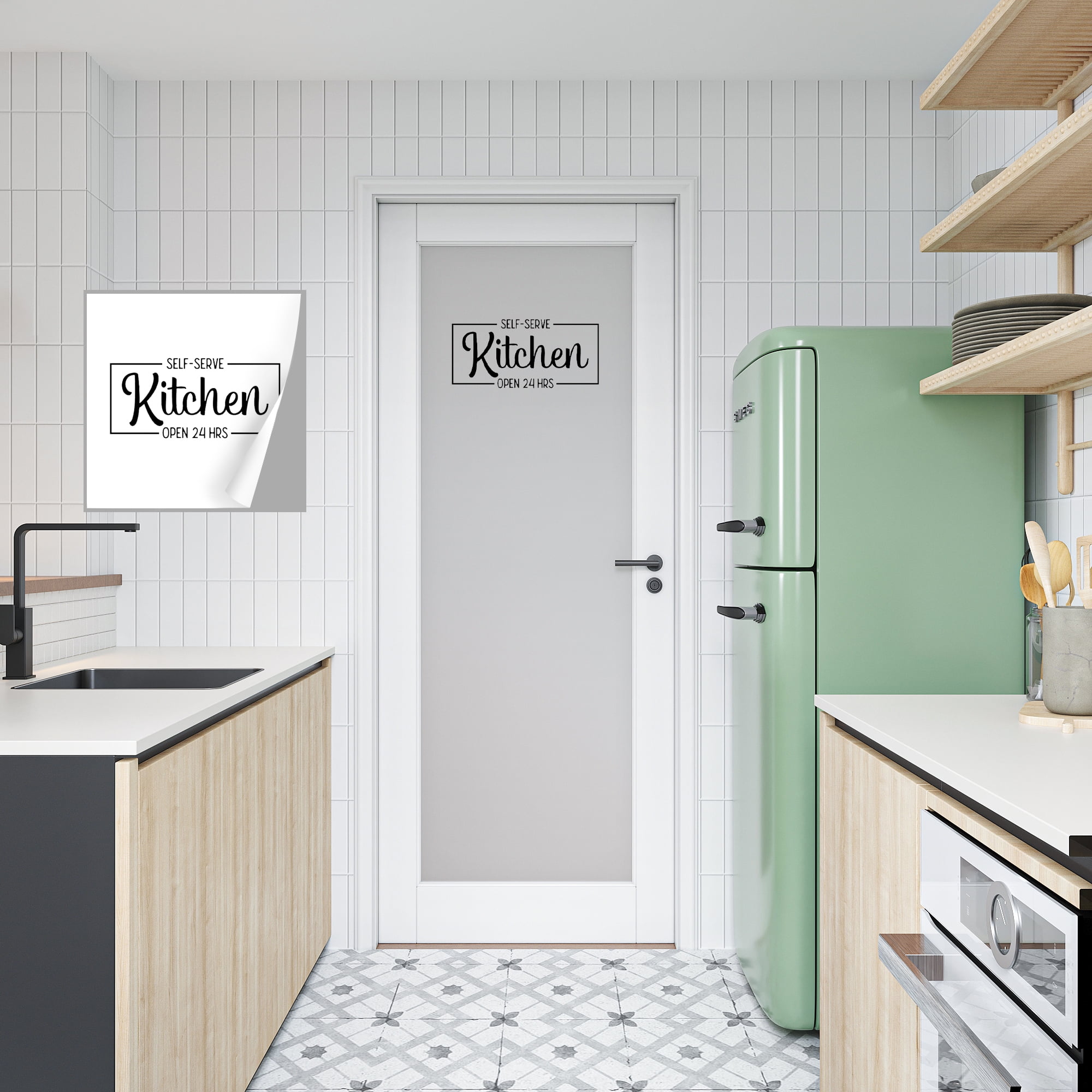 26" X 80" Kitchen Pantry Frosted Glass Door Slab Solid Manufactured ...