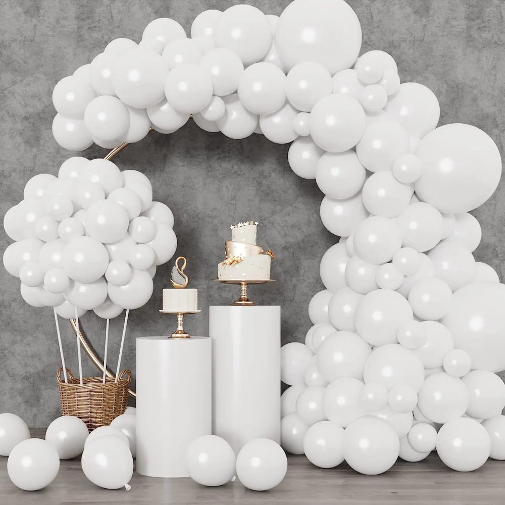26 colors balloon arch kit, black, white, green, blue, yellow, red ...