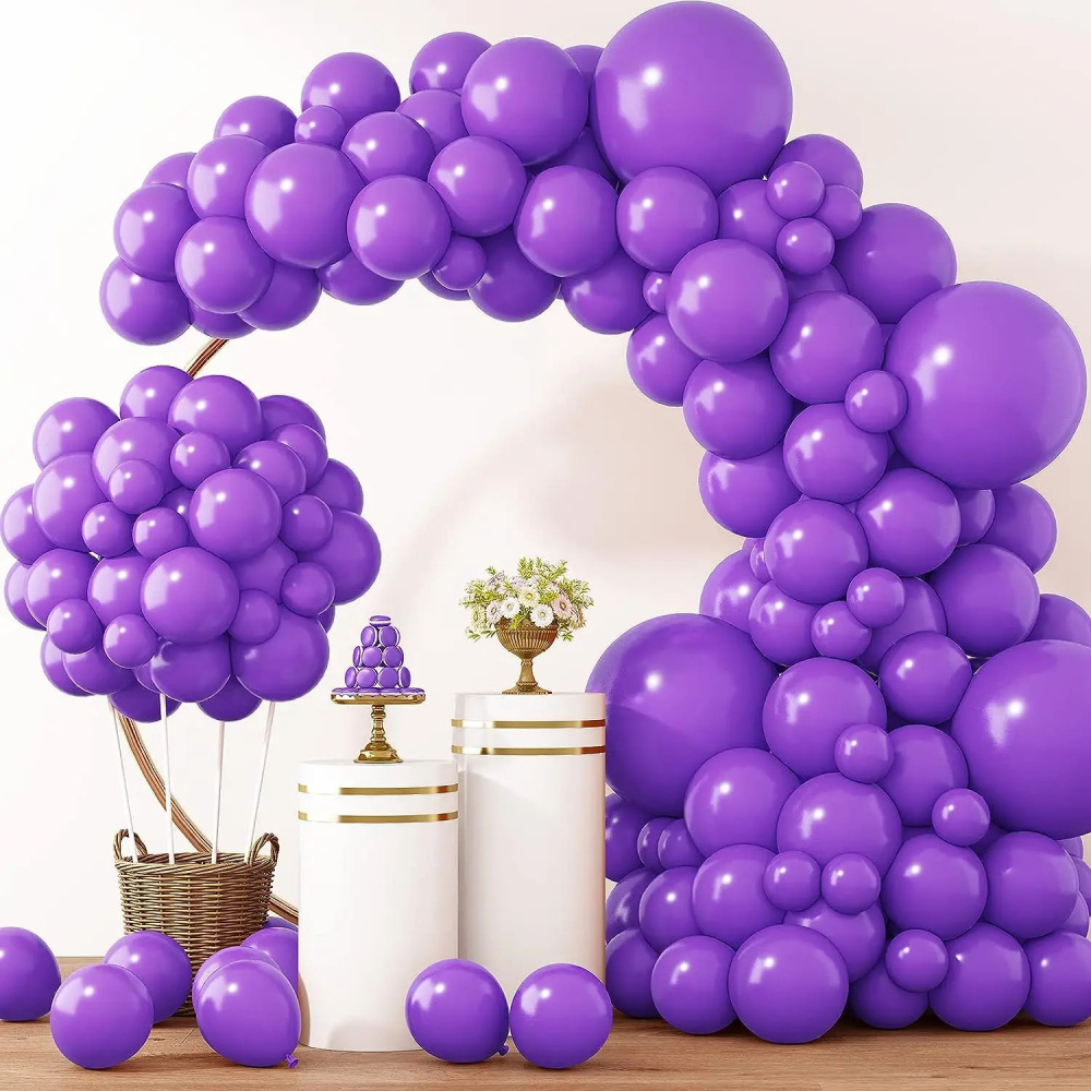 26 colors balloon arch kit, black, white, green, blue, yellow, red ...