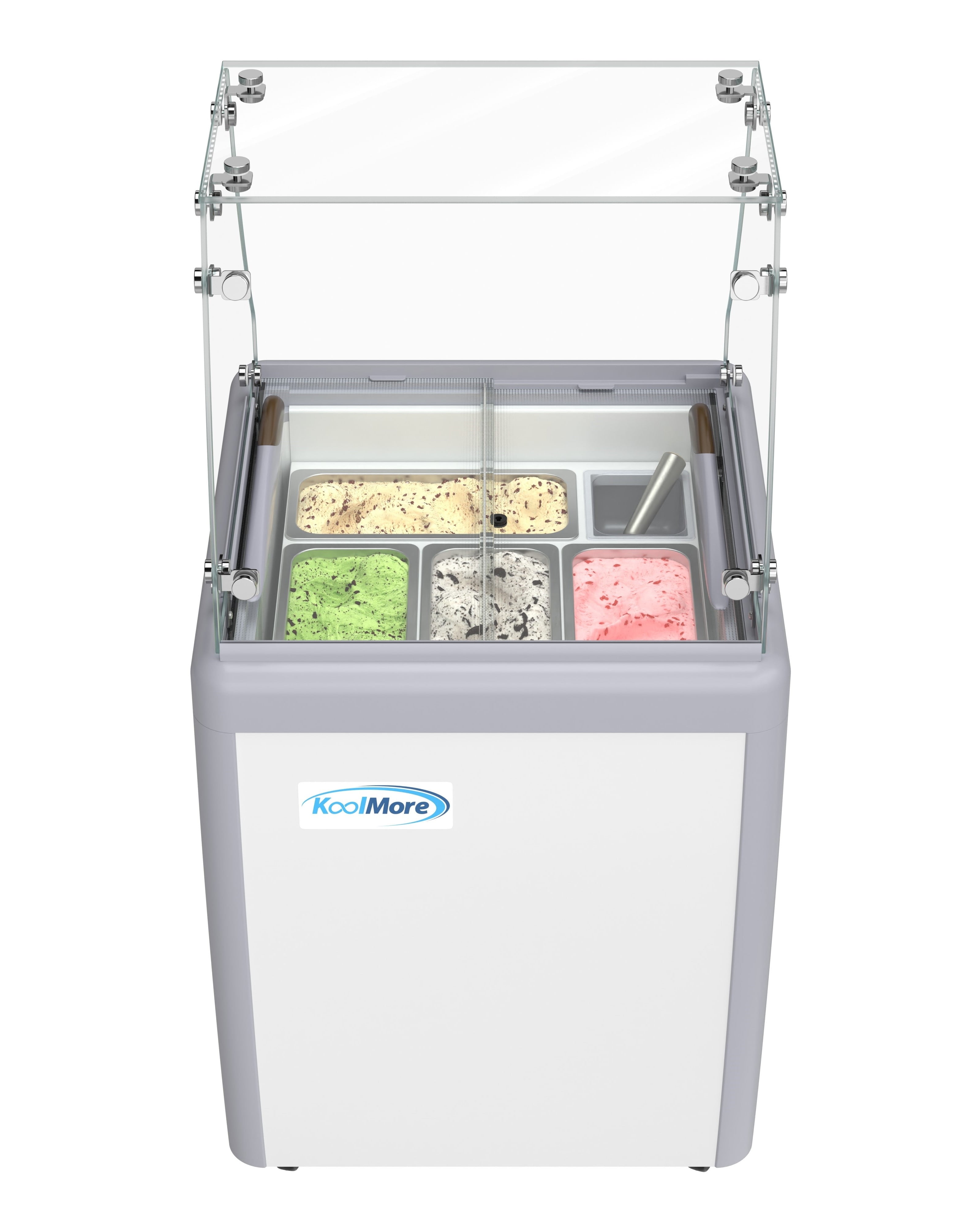 26 in. Gelato Dipping Cabinet Display Freezer with Sliding Glass Door ...