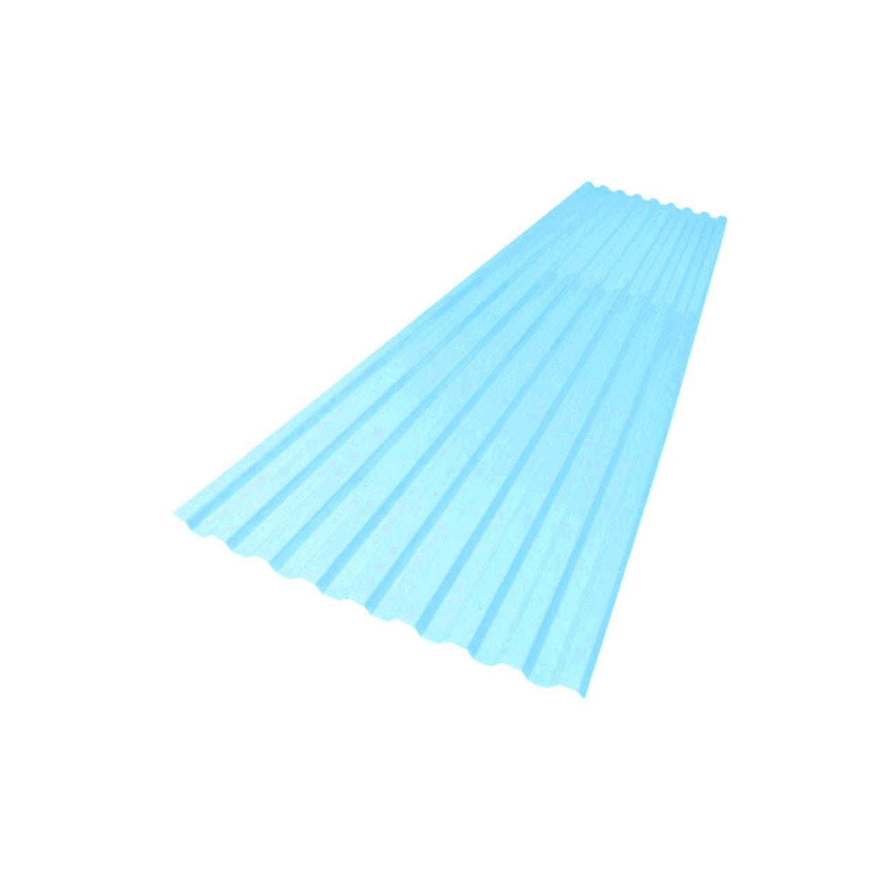26 in. x 6 ft. Sky Blue Polycarbonate Roof Panel - Walmart.com