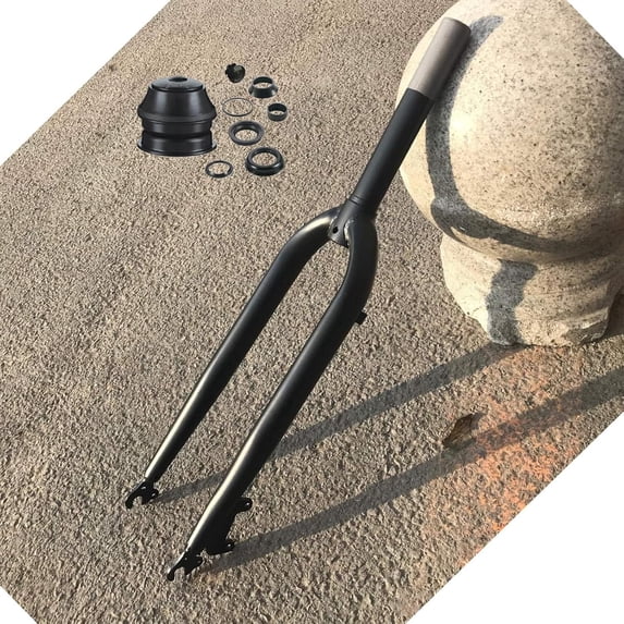 26 inch Bicycle Fork 1-1/8" Threadless Rigid Fork for MTB Road Cruiser ...
