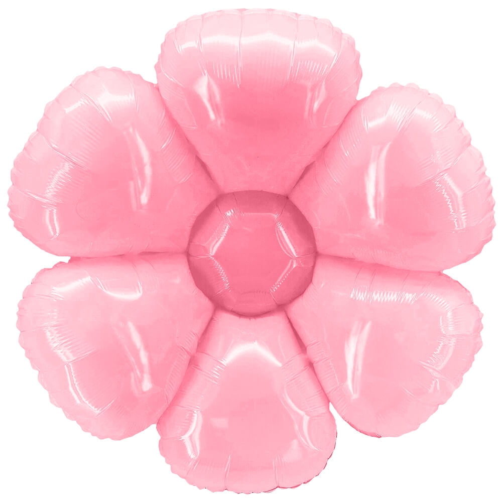 26 inch Flower Shape - Pink Plastic Balloons - Party Supplies ...