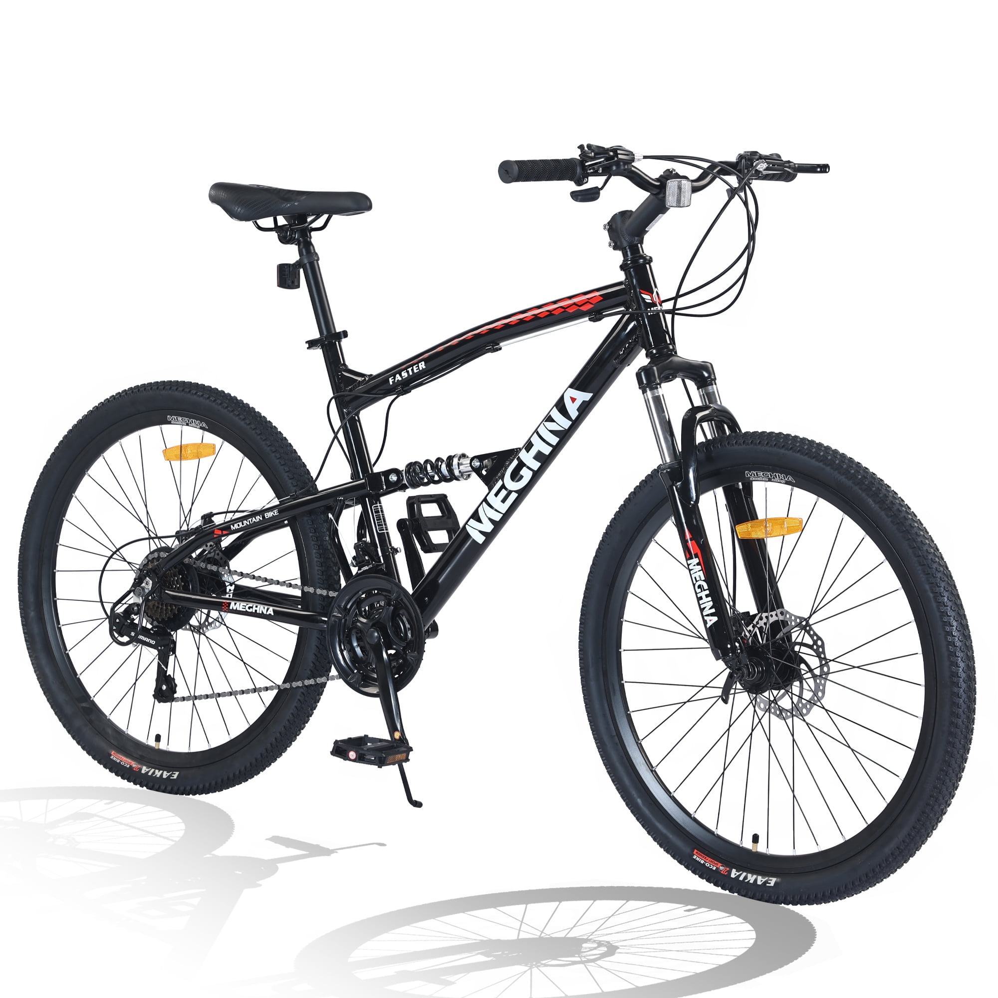 26 inch Mountain Bike 21-Speed Dual Suspension Aluminum Alloy Frame For ...