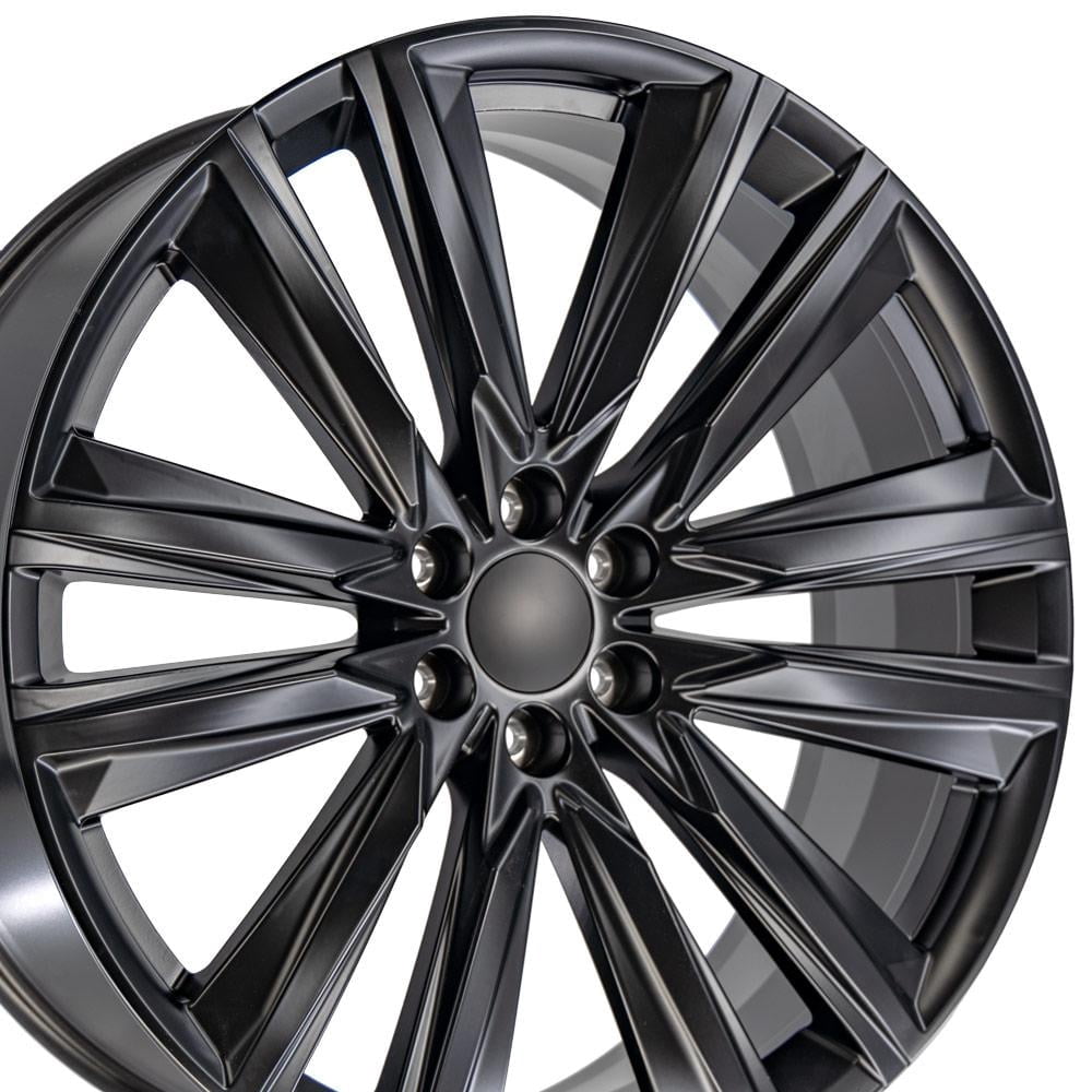 26 inch Replica Wheel Rim fits Cadillac Escalade - CA91 Satin Black ...