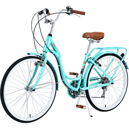 Firmstrong Urban Lady 3 Speed Women s 26 Inch Beach Cruiser Bike Mint Green Walmart