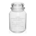 26 oz Glass Candy Jar Apothecary Storage Jar Gift A Wise Physician ...