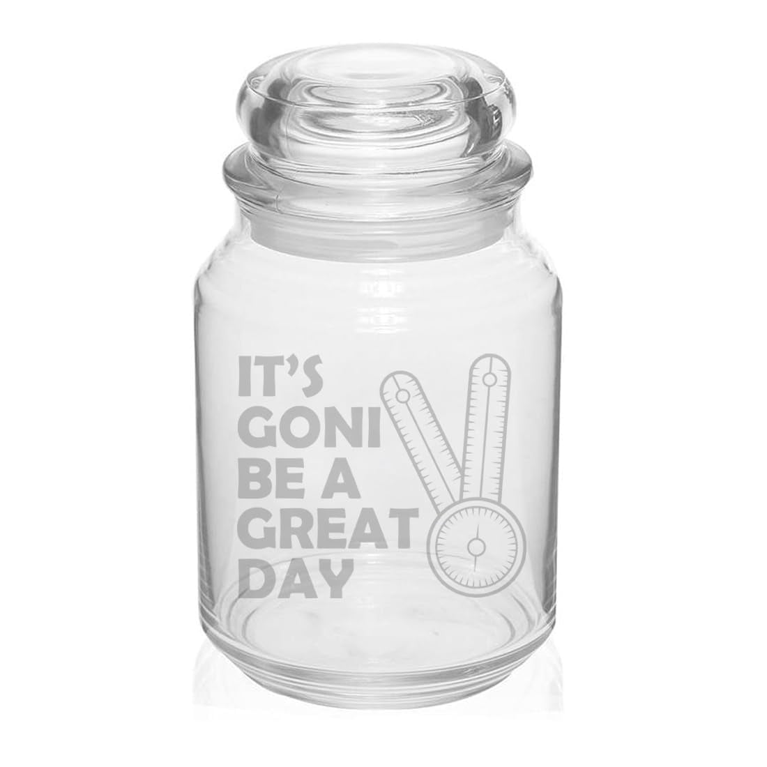 26 oz Glass Candy Jar Apothecary Storage Jar Gift It's Goni Be A Great ...