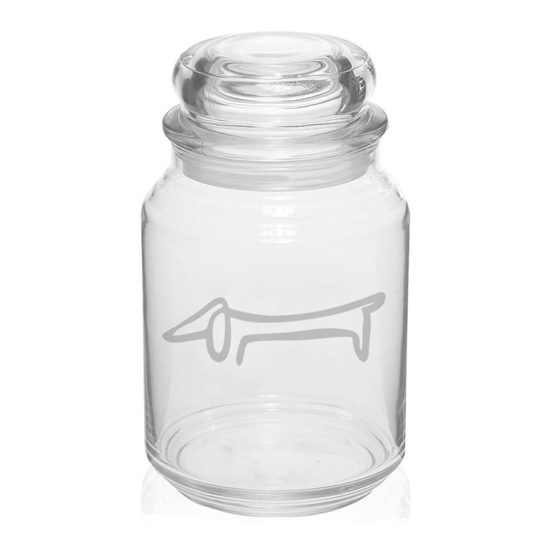 26 oz Glass Candy Jar Apothecary Storage Jar Gift Picasso Dog - Walmart.com