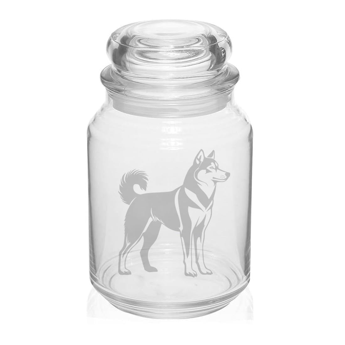 26 oz Glass Candy Jar Apothecary Storage Jar Gift Stylized Siberian ...