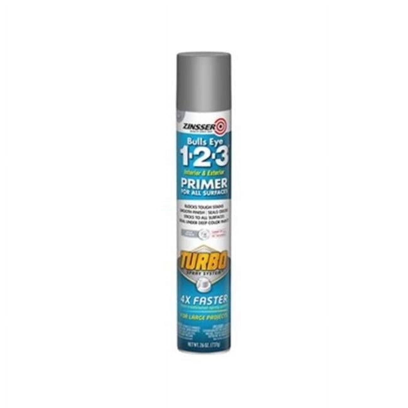 26 oz Spray Bulls Eye 1-2-3 Turbo Primer, Gray - Walmart.com