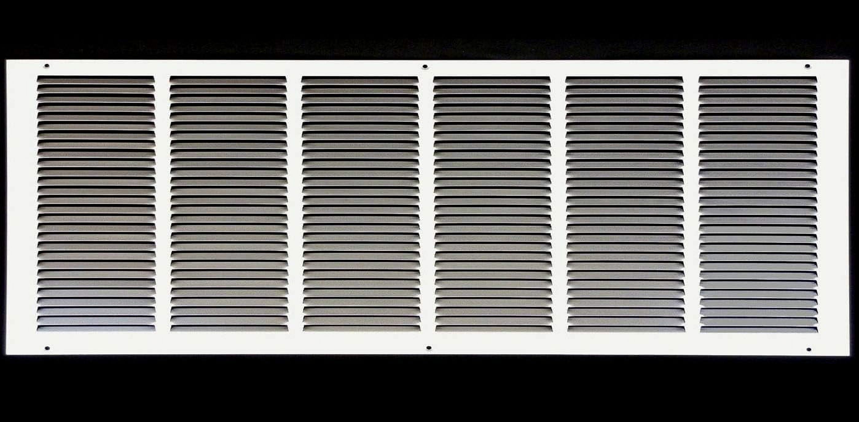 26"w X 10"h Steel Return Air Grilles - Sidewall and Ceiling - HVAC Duct ...