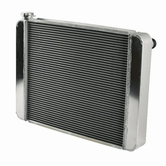 26" x 19" Aluminum Cooling Radiator 2 Row for Chevy GM SBC Universal ...