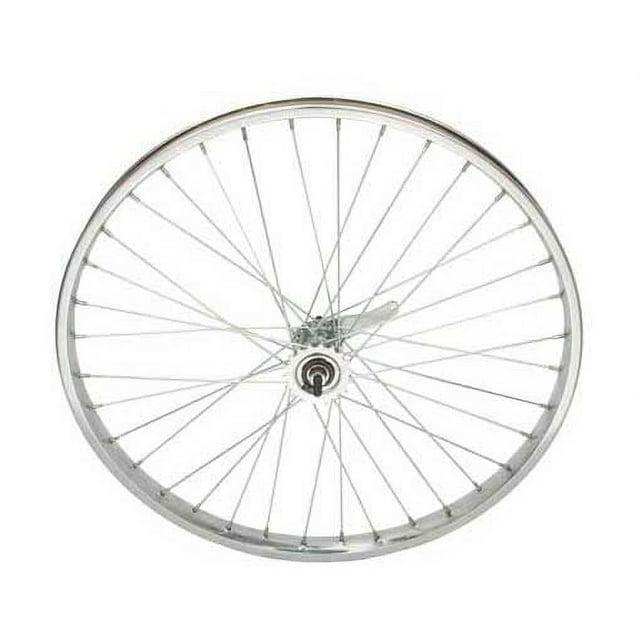 26" x 2.125" Chrome Steel Coaster Wheel 12G, Lowrider Bicycle Rim Parts ...