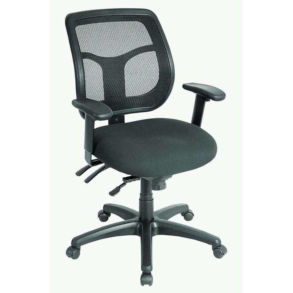 26" x 20" x 36" Black Mesh Fabric Chair - Walmart.com