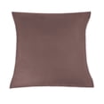 26" x 26" French Linen Euro Pillow with removable Sham - Clove w/ Cream ...