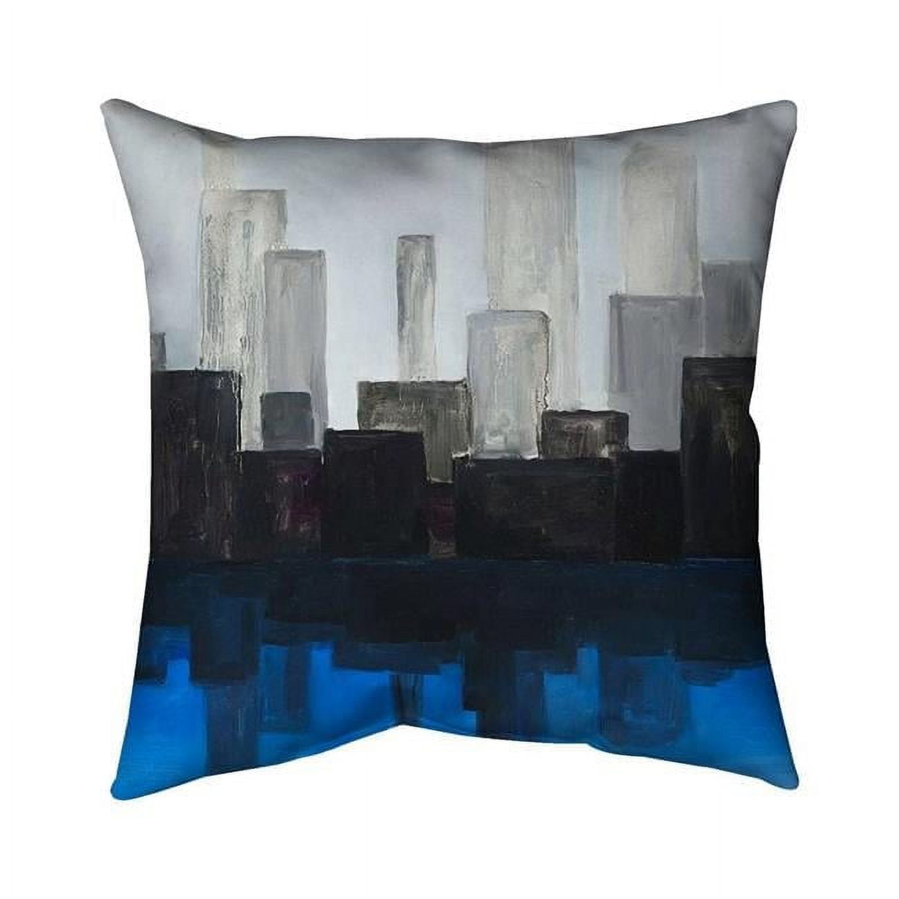 26 x 26 in. Blue City-Double Sided Print Indoor Pillow Cover - Walmart.com