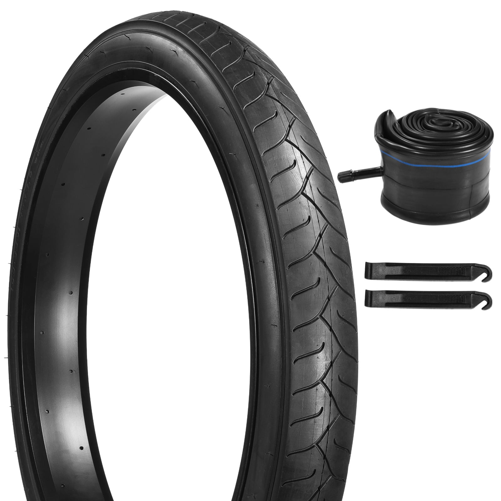 26" x 3.0" Fat Bike Tire, Mountain Bike Fat Tire Replacement with Inner ...
