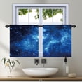 26 x 36 Inch Galaxy Kitchen Curtains Tiers for Windows Mysterious ...