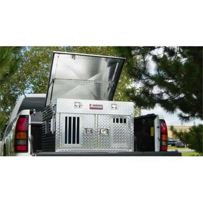26 x 38 x 36 in. Hunter Series Double Compartment Dog Box with Top ...