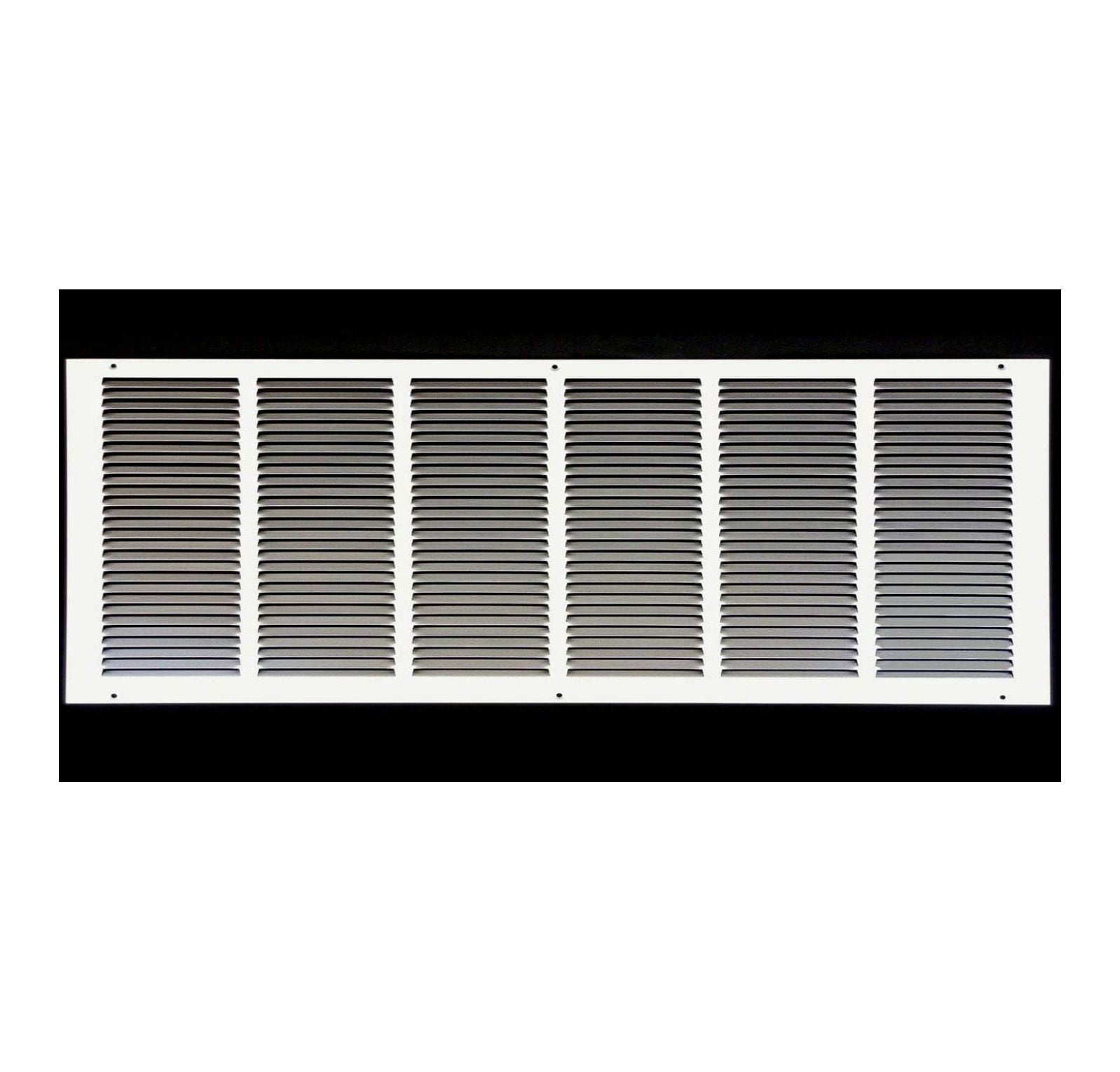 26'' x 8'' [Duct Opening] Flat Stamped Steel Return Air Grille ...