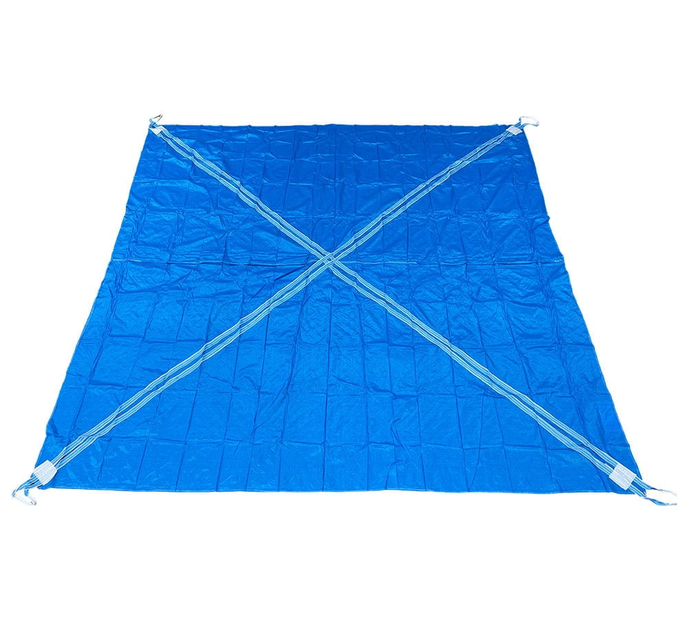 26'x26' 16Oz Debris Lifting Tarp w/4 Lifting Loops 30,800lbs WLL ...