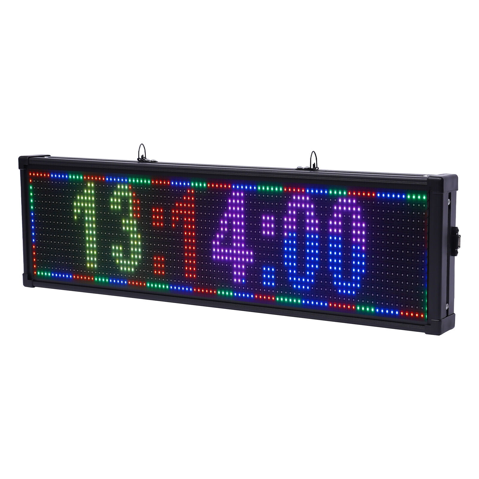 26"x8" LED Advertising Sign 7 Color Programmable Scrolling Message Display Board - Walmart.com