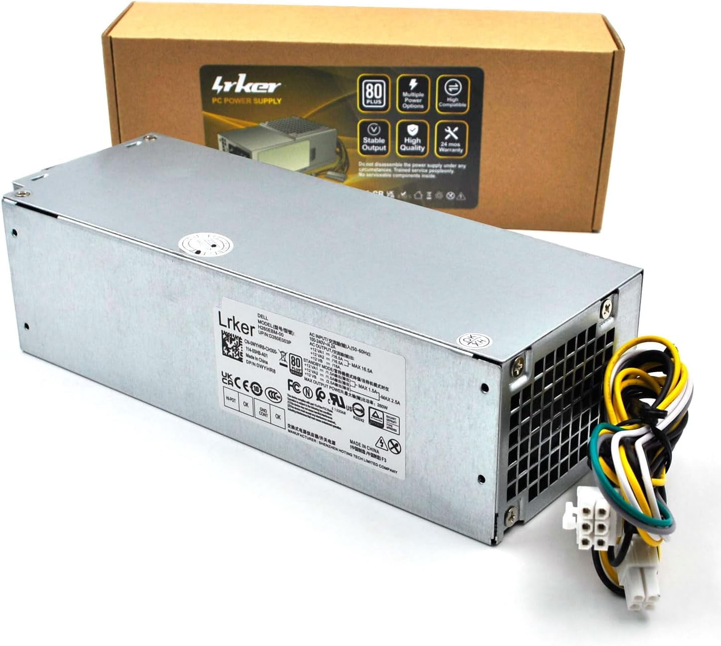 260-00260 connector: 6+4 power supply, compatible ...